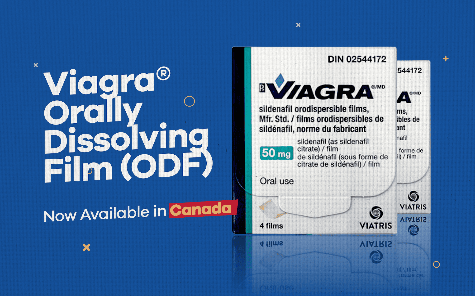 Viagra® Orally Dissolving Film (ODF) Now Available in Canada | Healthy ...